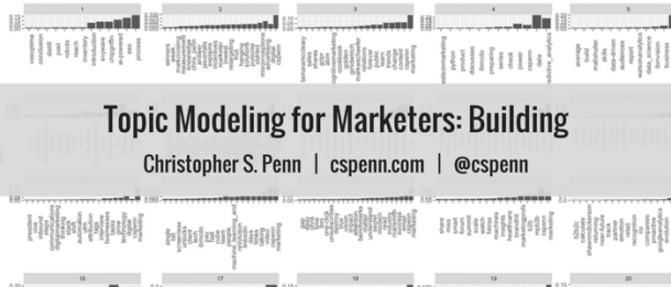 Topic Modeling for Marketers: Building – Christopher S. Penn ...